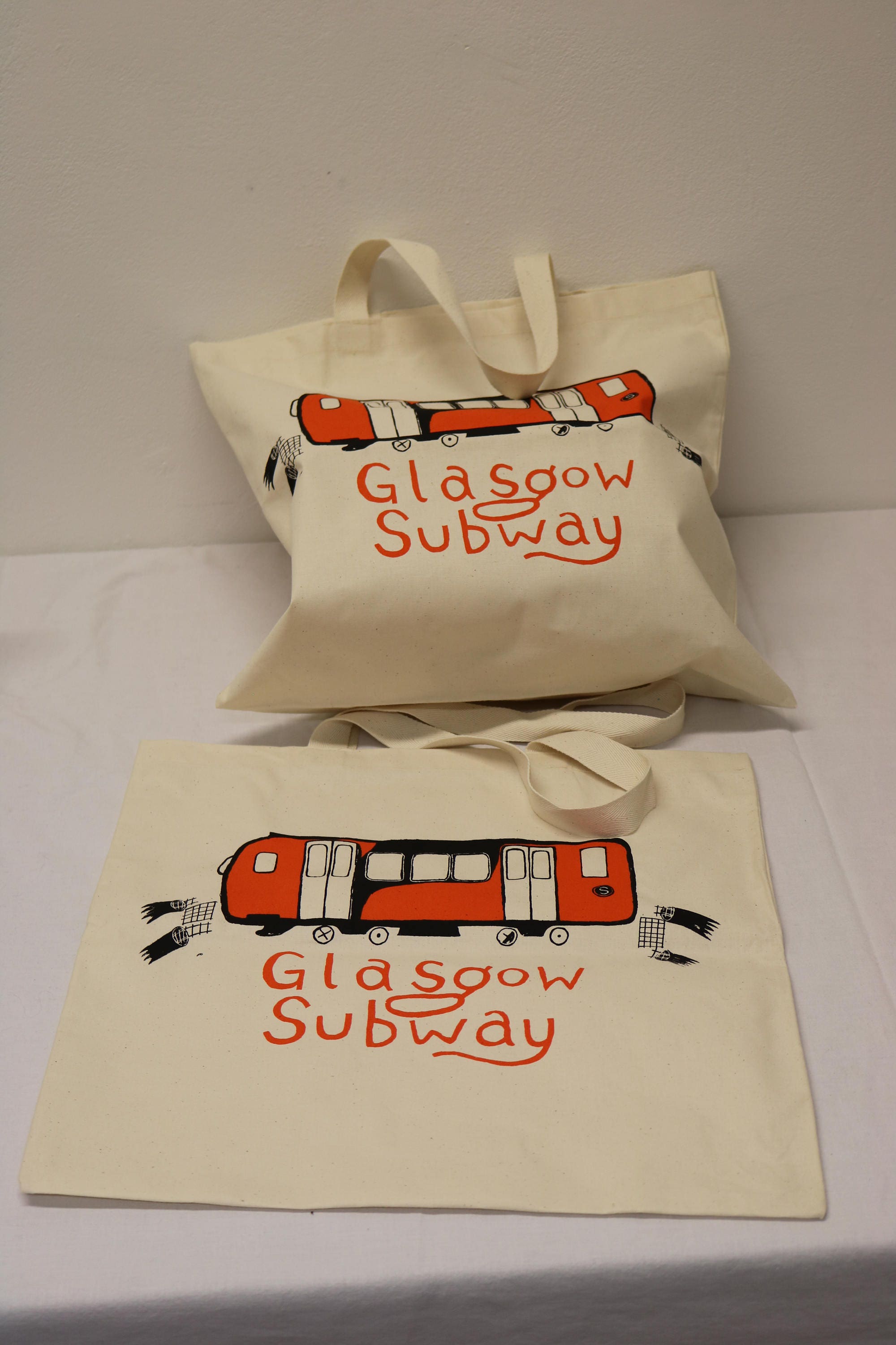 Glasgow Subway Tote Bag Screenprinted Tote of Glasgow Subway - Etsy Norway