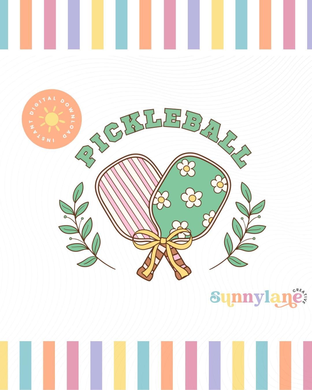 Pickleball PNG: T-shirt and Sticker Design (digital Download) - Etsy