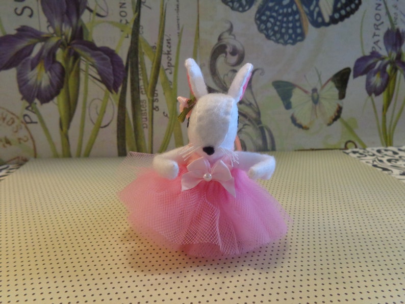 White Ballerina Mice Ornaments by Pepperland - Etsy