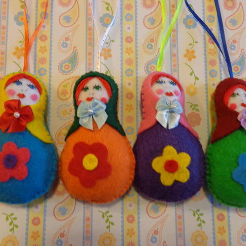 Felt Russian Doll - Etsy