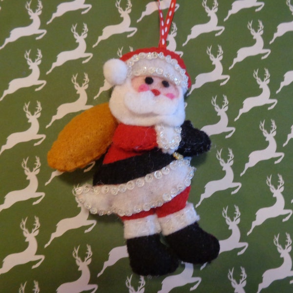 Felt Santa - Etsy