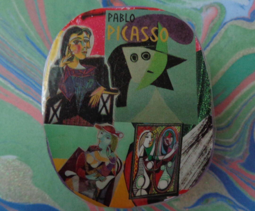 Pablo Picasso Collage Trinket Box by Pepperland - Etsy
