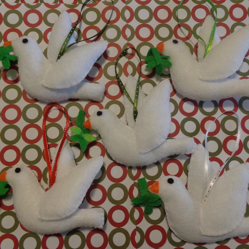 Felted Dove - Etsy