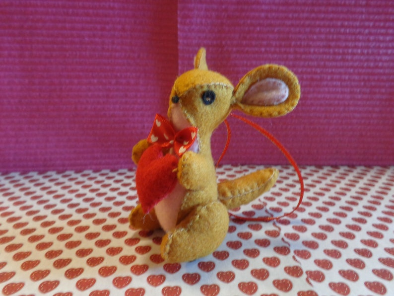 Mr. & Mrs. Kangaroo Valentine's Day Couple Ornament by - Etsy