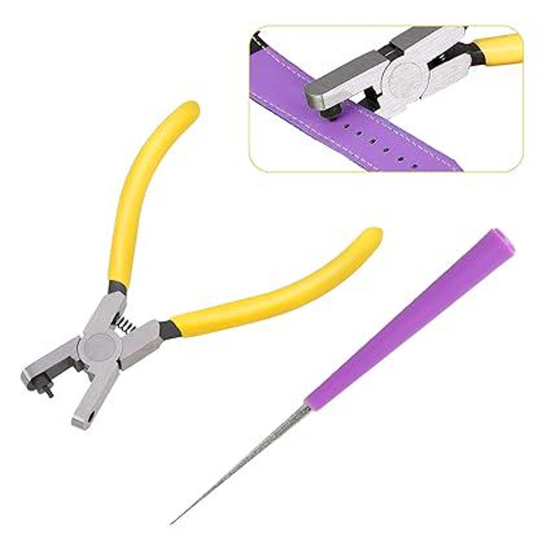 Tools, 2pcs Watch Band Hole Punch Plier, 2.0mm Belt & Shoe Strap Punch ...