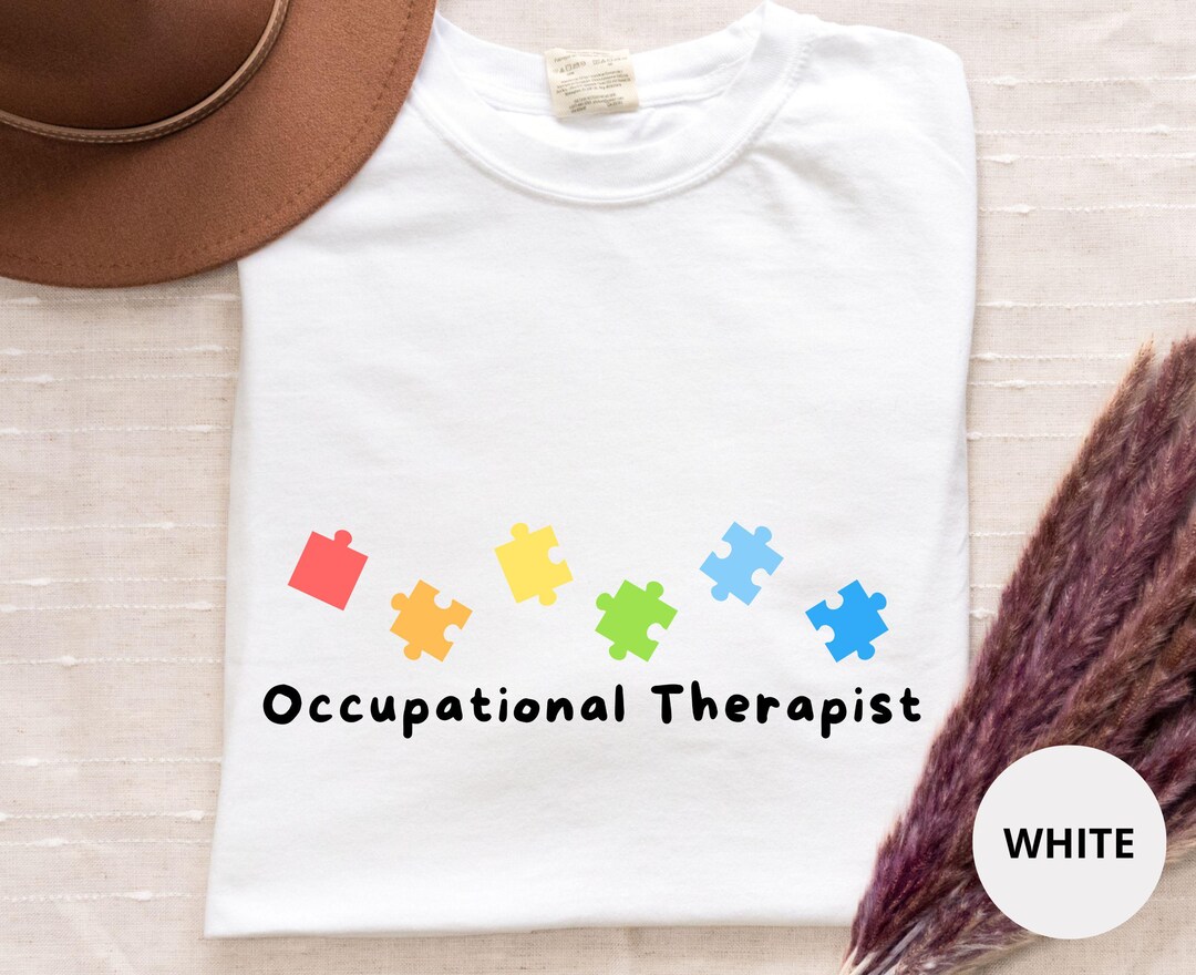 Occupational Therapist Shirt, Comfort Colors® Minimalist OT Tee ...