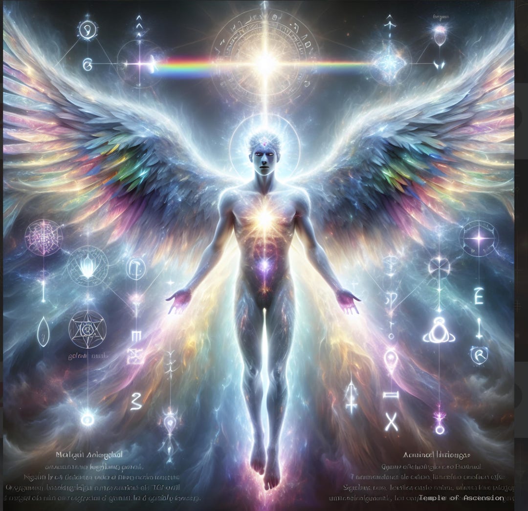 The Wings of Metatron Activation + Charged Digital Artwork - Etsy