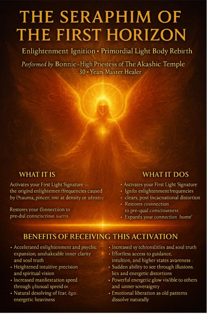 The Seraphim of the First Horizon Attunement + Charged Digital Artwork ...