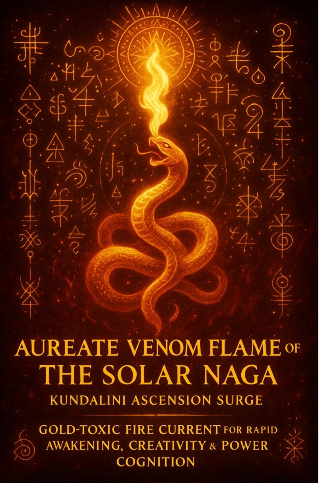 Aureate Venom Flame of the Solar Naga Activation Attunement + Charged ...