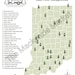Indiana State Park Campground Map Size 11x14 - Etsy