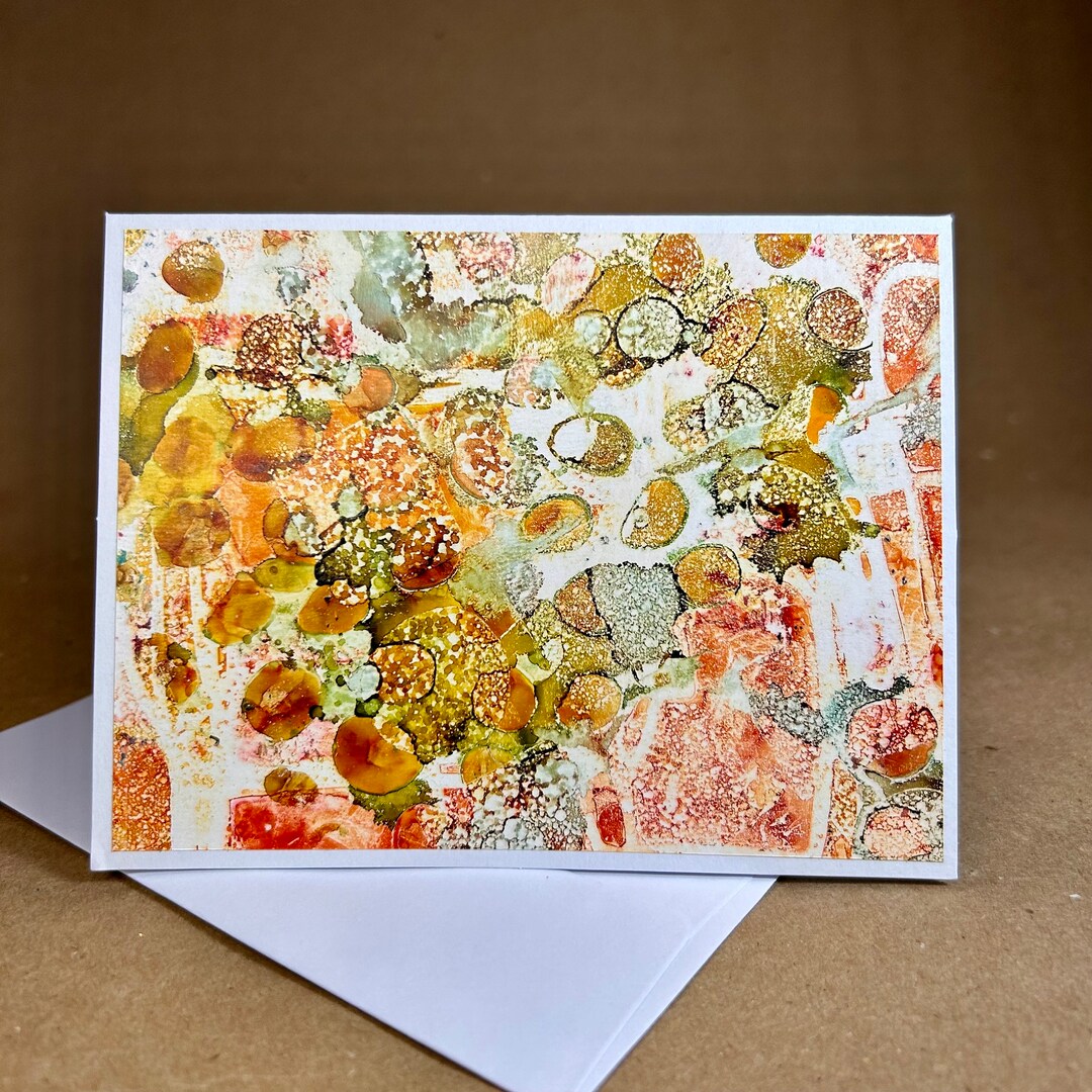 Original Art Card, Set of Two Greeting Cards, Handmade Greeting Card ...