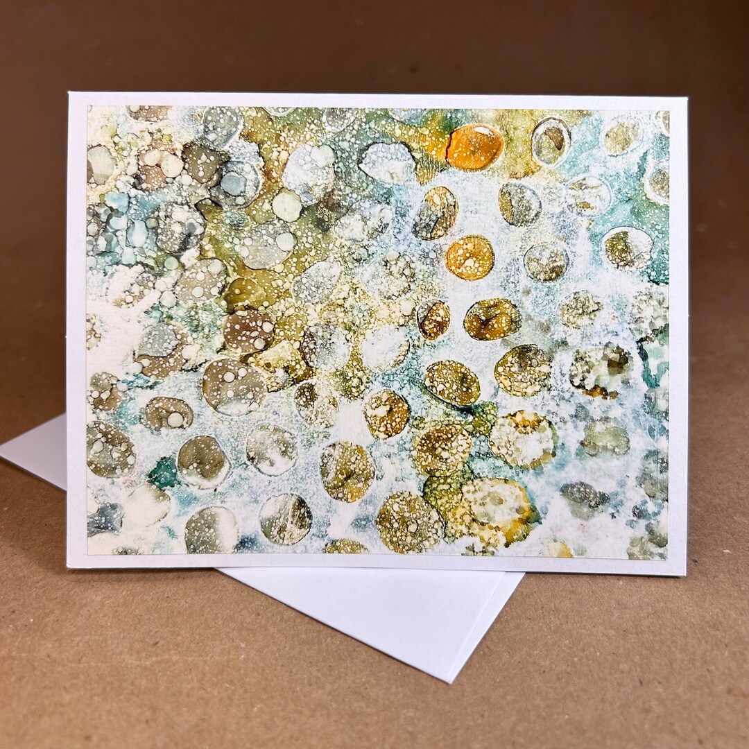 Original Art Card, Set of Two Greeting Cards, Handmade Greeting Card ...