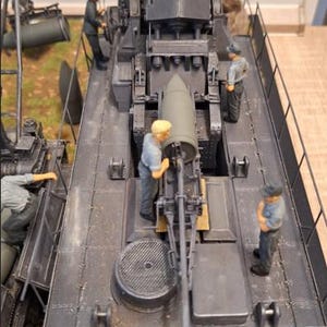 WWII Diorama - Mörser Karl mit Panzer IV Patronenhalter und Mannschaft ...