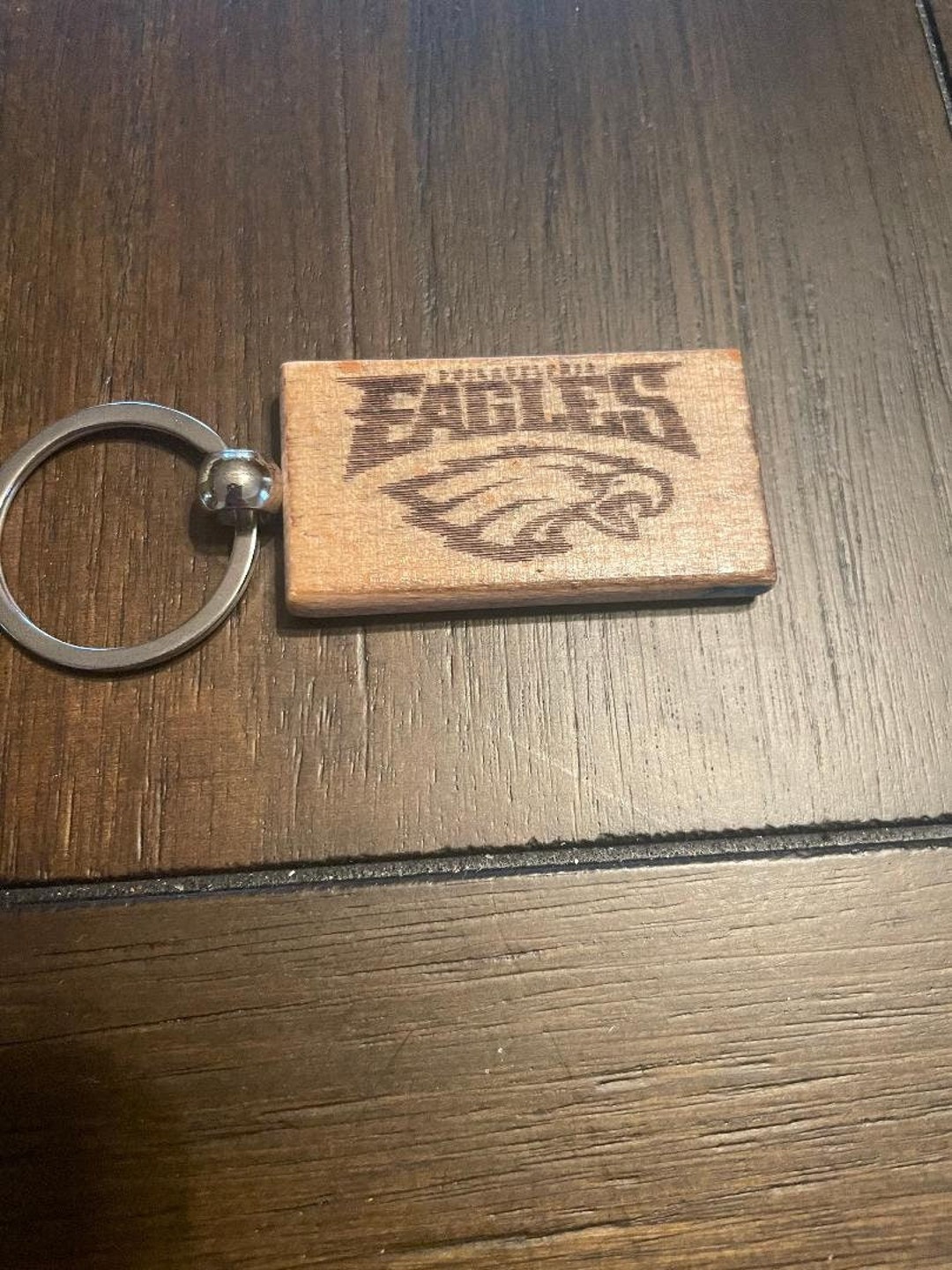 Eagles Key Wood Keychain - Etsy