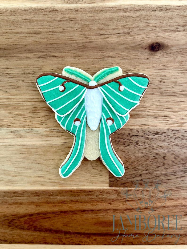Luna Moth Cookie Cutter: 3D Printed Fondant & Clay Cutter - Etsy