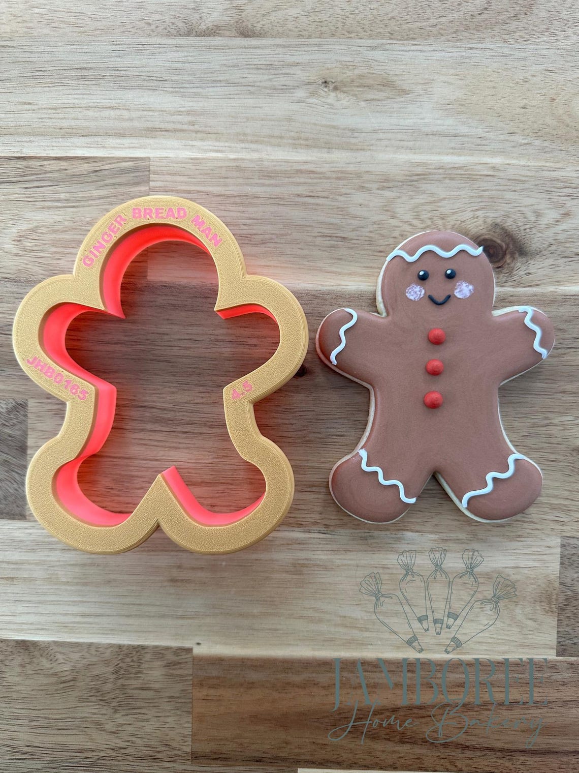 Gingerbread Man Cookie Cutter: 3D Printed Fondant & Clay Cutter - Etsy