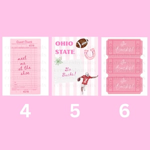 Ohio State Pink Digital Prints, Wall Decor, Dorm, OSU - Etsy