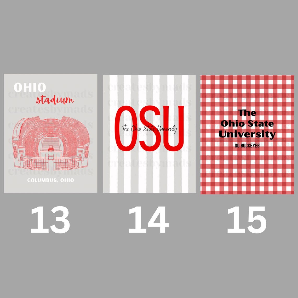 Ohio State Digital Prints, Wall Decor, Dorm, OSU - Etsy