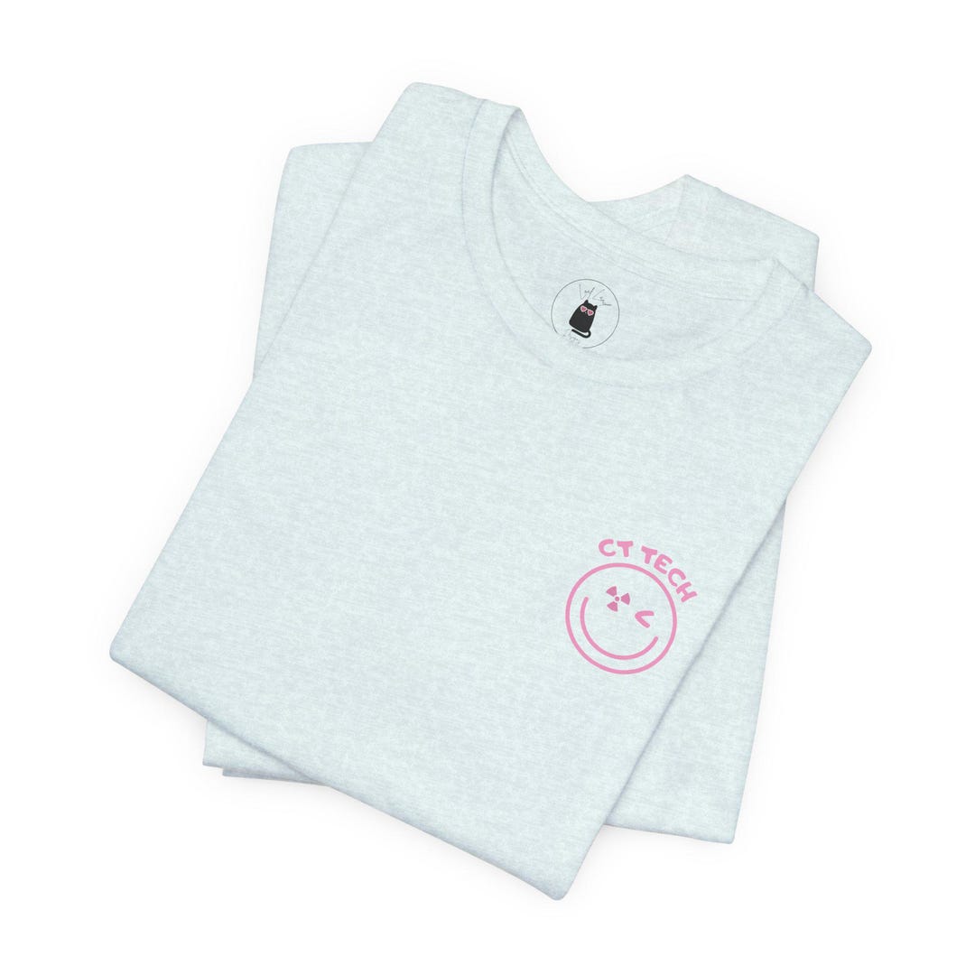 CT Tech Winking Smiley Face Unisex Jersey Short Sleeve Tee. - Etsy