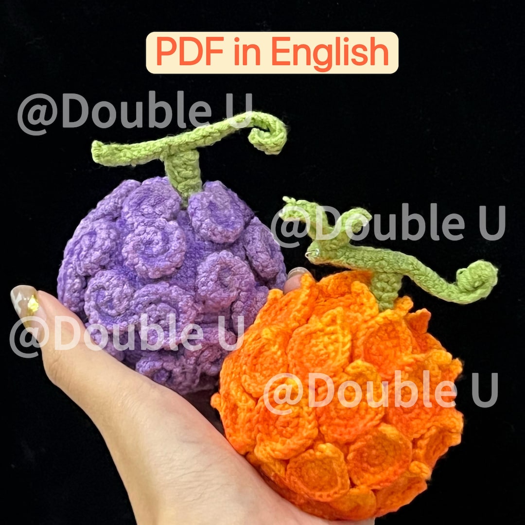 Crochet Devil Fruit Pattern | One Piece Inspired Mera Mera & Gomu Gomu ...