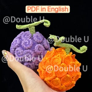Crochet Devil Fruit Pattern | One Piece Inspired Mera Mera & Gomu Gomu ...