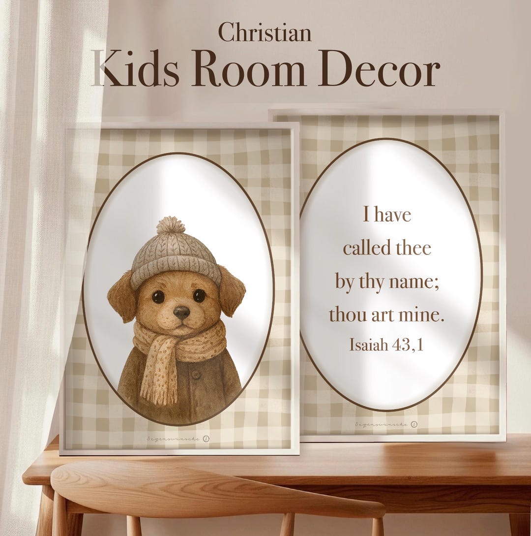 Christian Children Poster Digital Download Bible Print Baby Boy Room ...