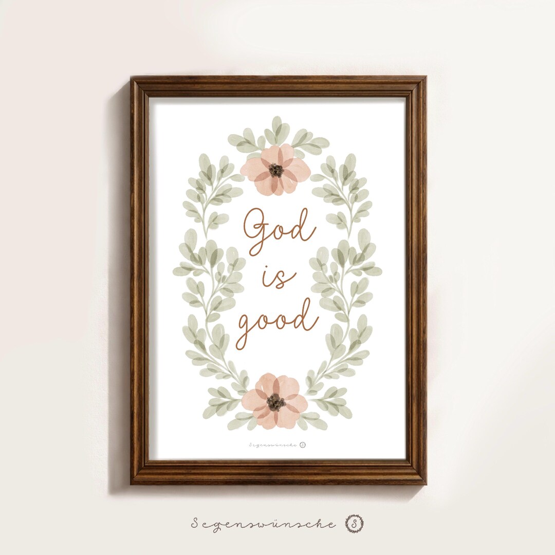 Christian Kids Poster, Digital Download Bible Print, Baby Room Wall Art ...