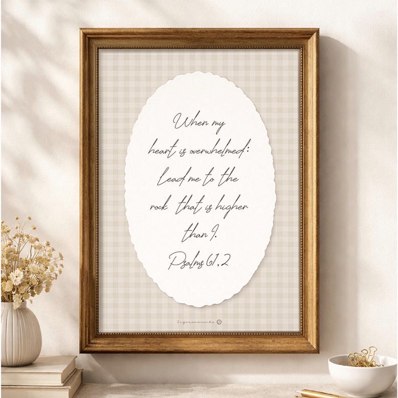 Christian Bible Verse Poster Digital Download Bible Print for Women ...
