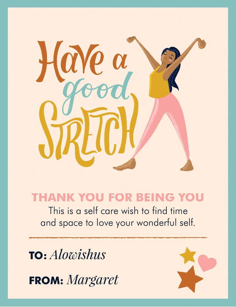 Self Care Cards Printable Instant Download With Encouraging ...