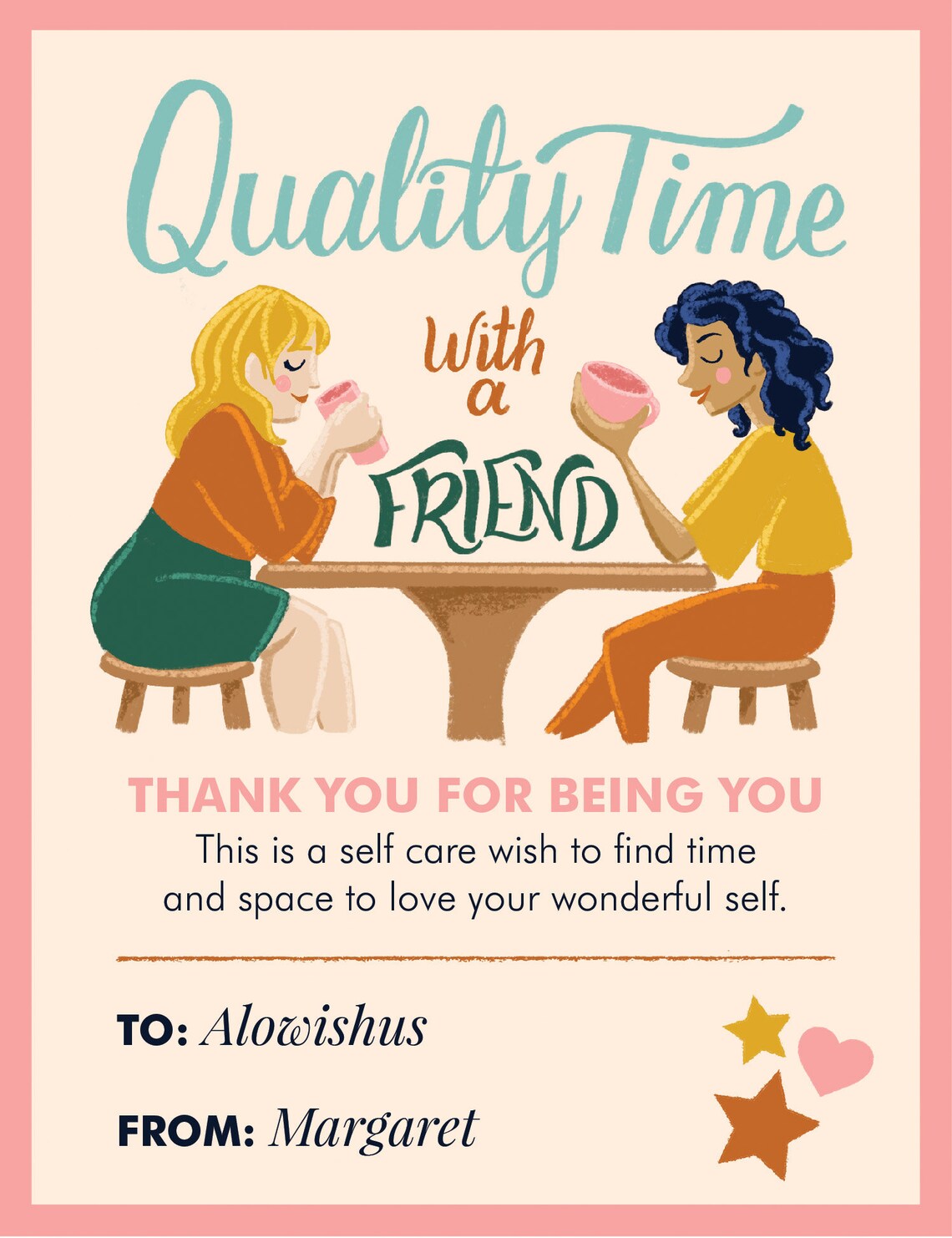 Self Care Cards - Printable Instant Download - With Encouraging ...