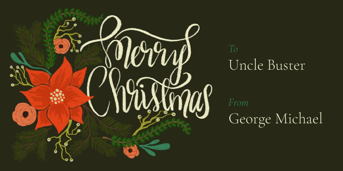 Editable Holiday Gift Tags Winter Flora and Fauna Instant PDF Download ...