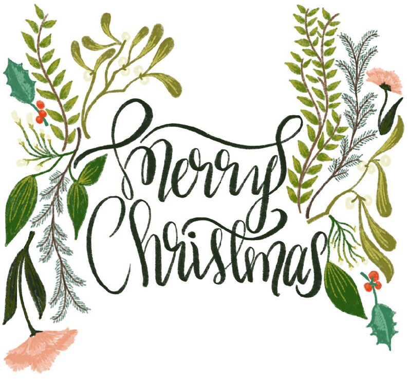 Editable Holiday Gift Tags - Winter Floral - Instant PDF Download ...