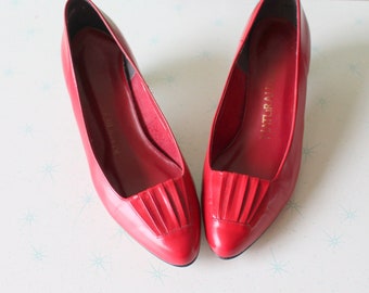 Vintage Red Heels - Etsy