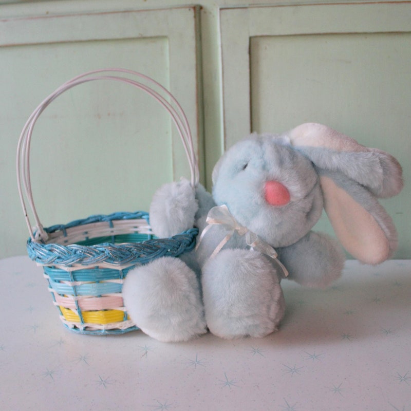 1970s Stuffed Rabbit - Etsy