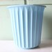 1970s RETRO Blue Atomic Trash Can......bathroom. Pantry. Bins. Can. Mid ...