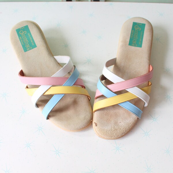 Open Toe Flat - Etsy