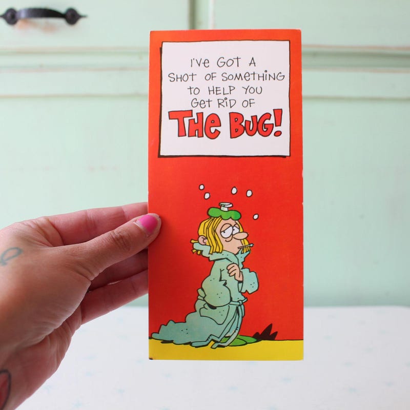 Bug Get Well Card - Etsy