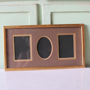 1970s 80s Wooden Collage Vanity Picture Frame....70s Home. Novelty ...