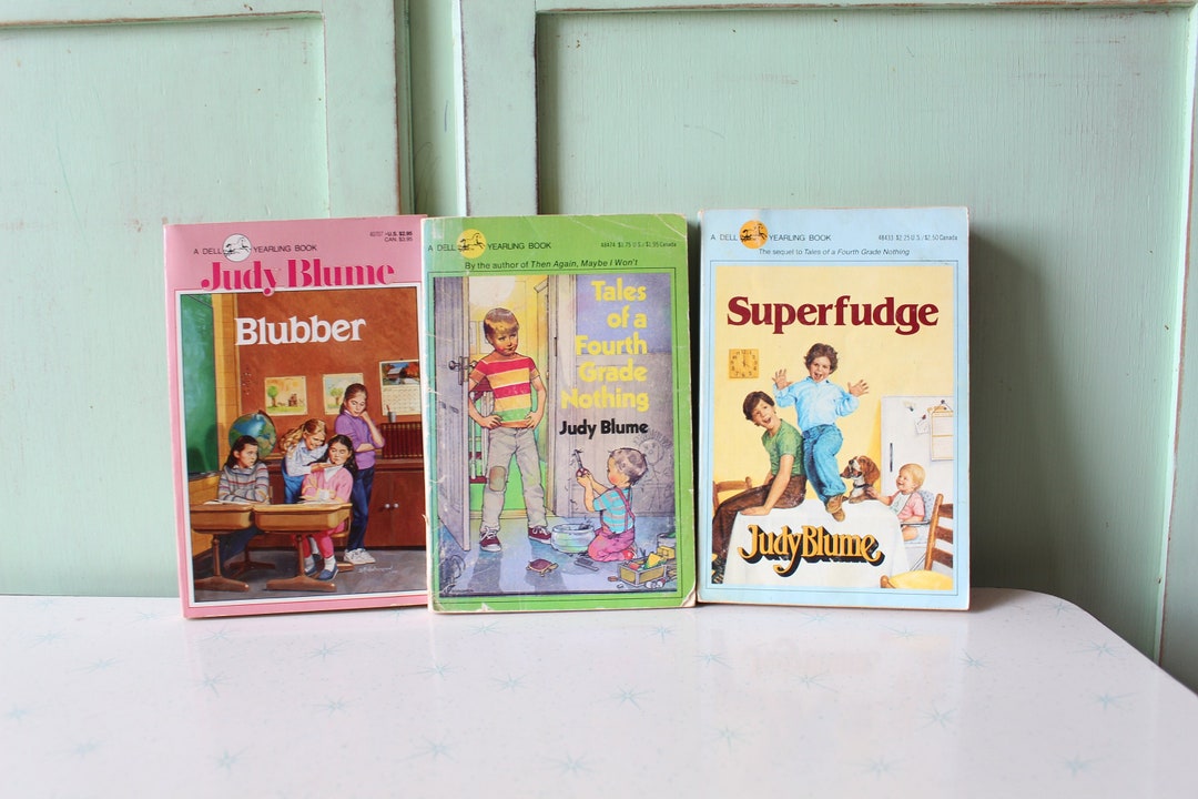 1986 Vintage Blubber Judy Blume Book Set....superfudge. Blubber. Fourth ...