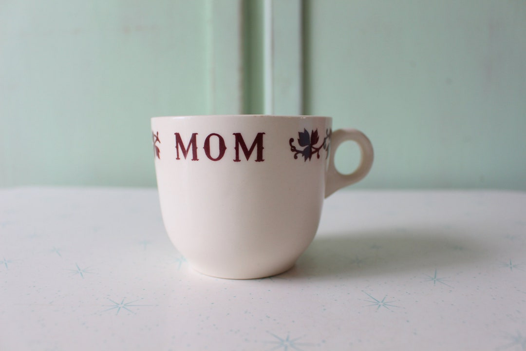 Vintage MOM Coffee Mug....tea. Drink. Retro Housewares. Mothers Day. 1 ...