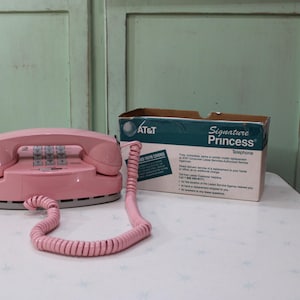 1980s Vintage PINK Retro Telephone.....diner. Rad. 80s Phone ...