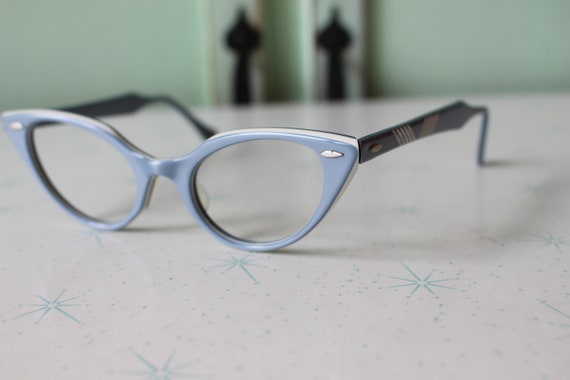 1950s 1960s Vintage CATEYE Winged Glasses....vintage … - Gem 1950s 1960s Vintage CATEYE Winged Glasses....vintage … - Gem