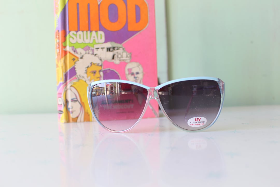 1960s MOD Girl Sunglasses: Oversized Retro Party Shades - Etsy