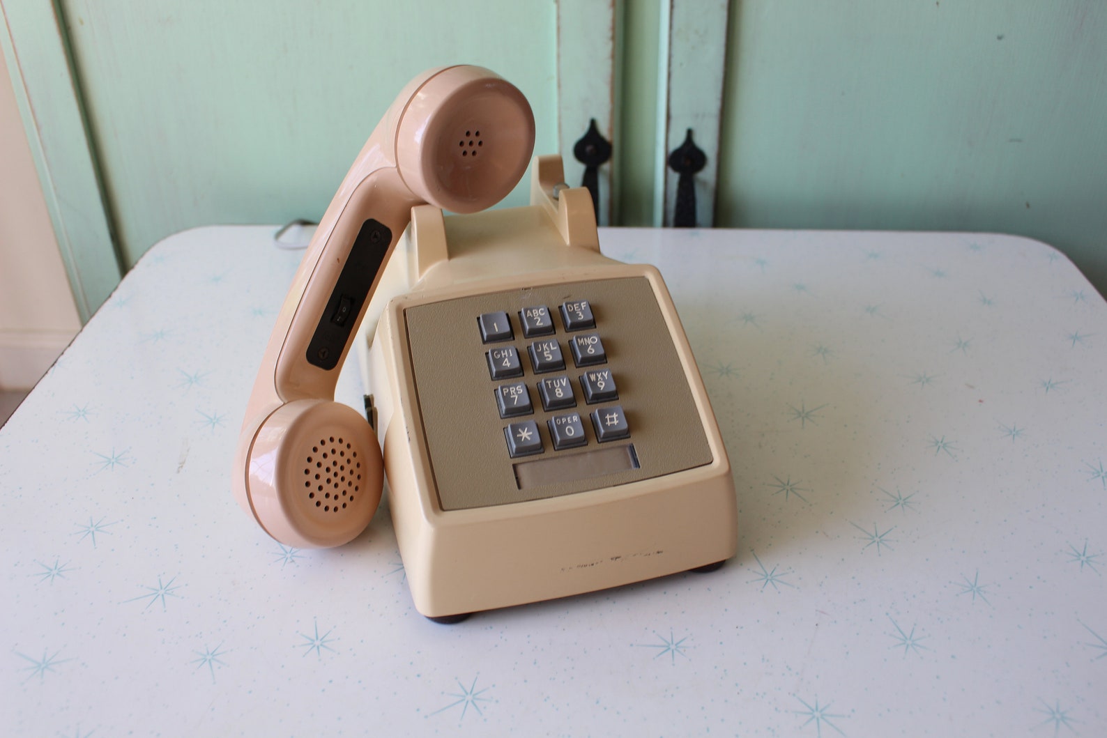 1960s 1970s Beige Cream Rotary Telephone....retro. Diner. Rad. - Etsy
