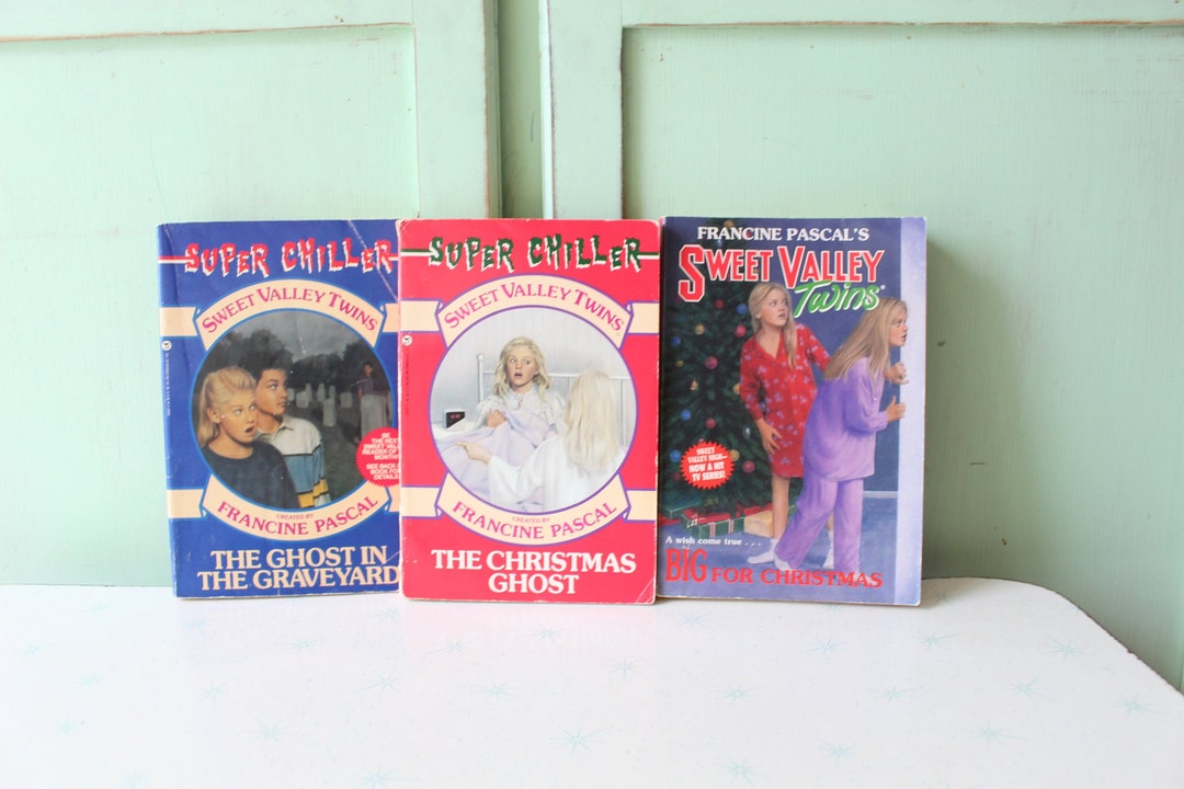 Vintage SWEET VALLEY Twins Super Chiller Book Set of 3....instant ...