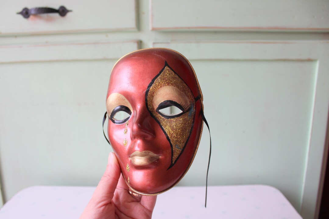 Vintage THEATER MASK Mime Wall Art...masquerade. Ballerina. Festive ...