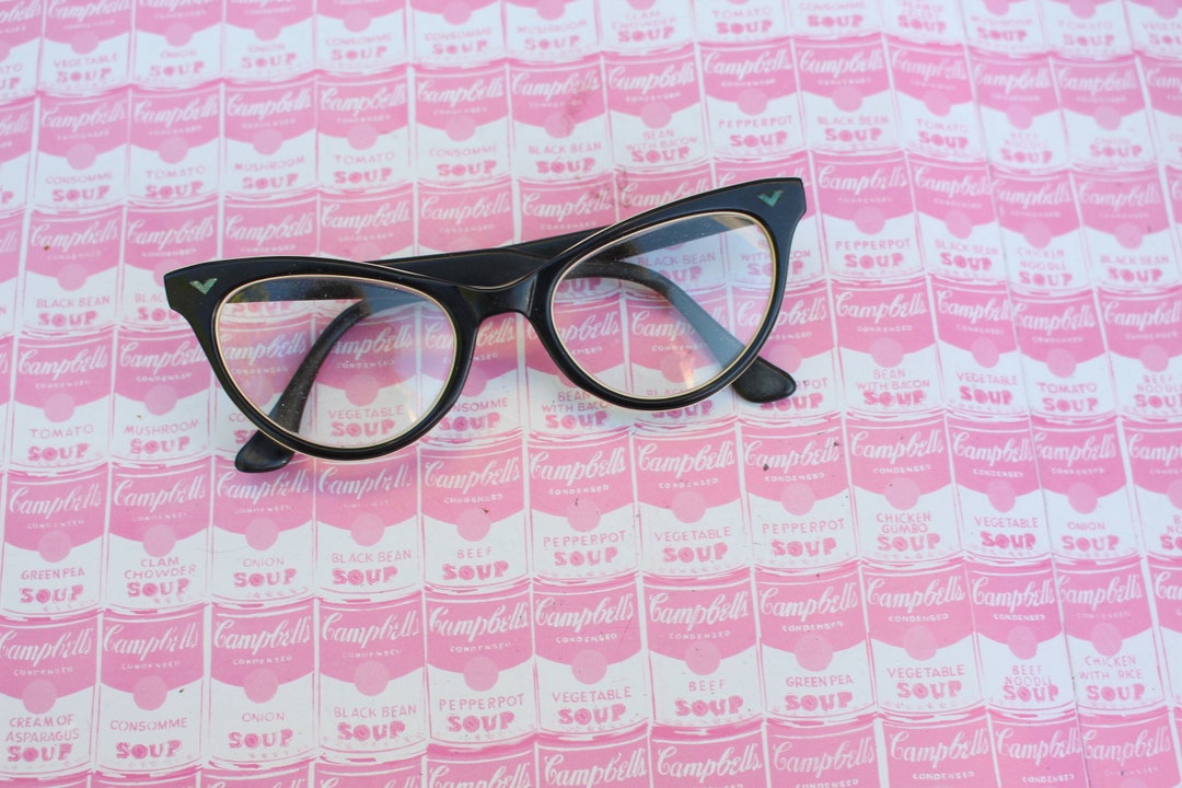 1950s 1960s Vintage CAT EYE Atomic Eye Glasses.vintage Eyewear. Fancy ...
