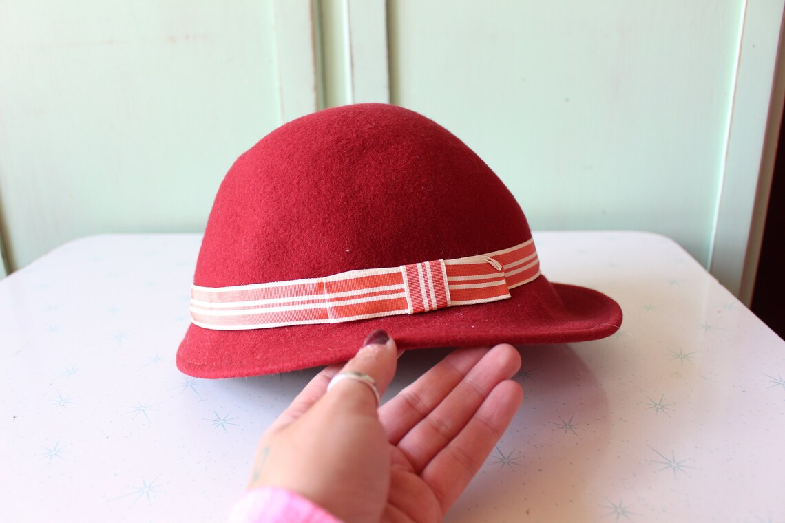 Vintage Mid Century Hat.....winter. Wedding. Bride. Costume. | Etsy