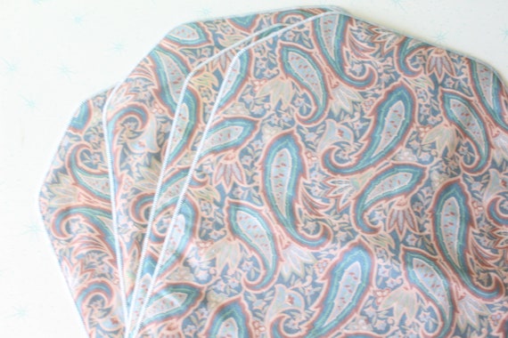 1980s Vintage Linen PLACEMATS....90s. 80s. vintage table | Etsy