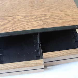 Vintage VHS Movie Holder Shelf 1980s Library Home Office Studio Audio ...